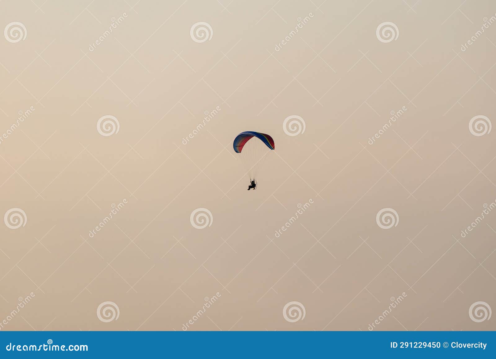 Motorized parafoil glider stock photo. Image of glider - 291229450