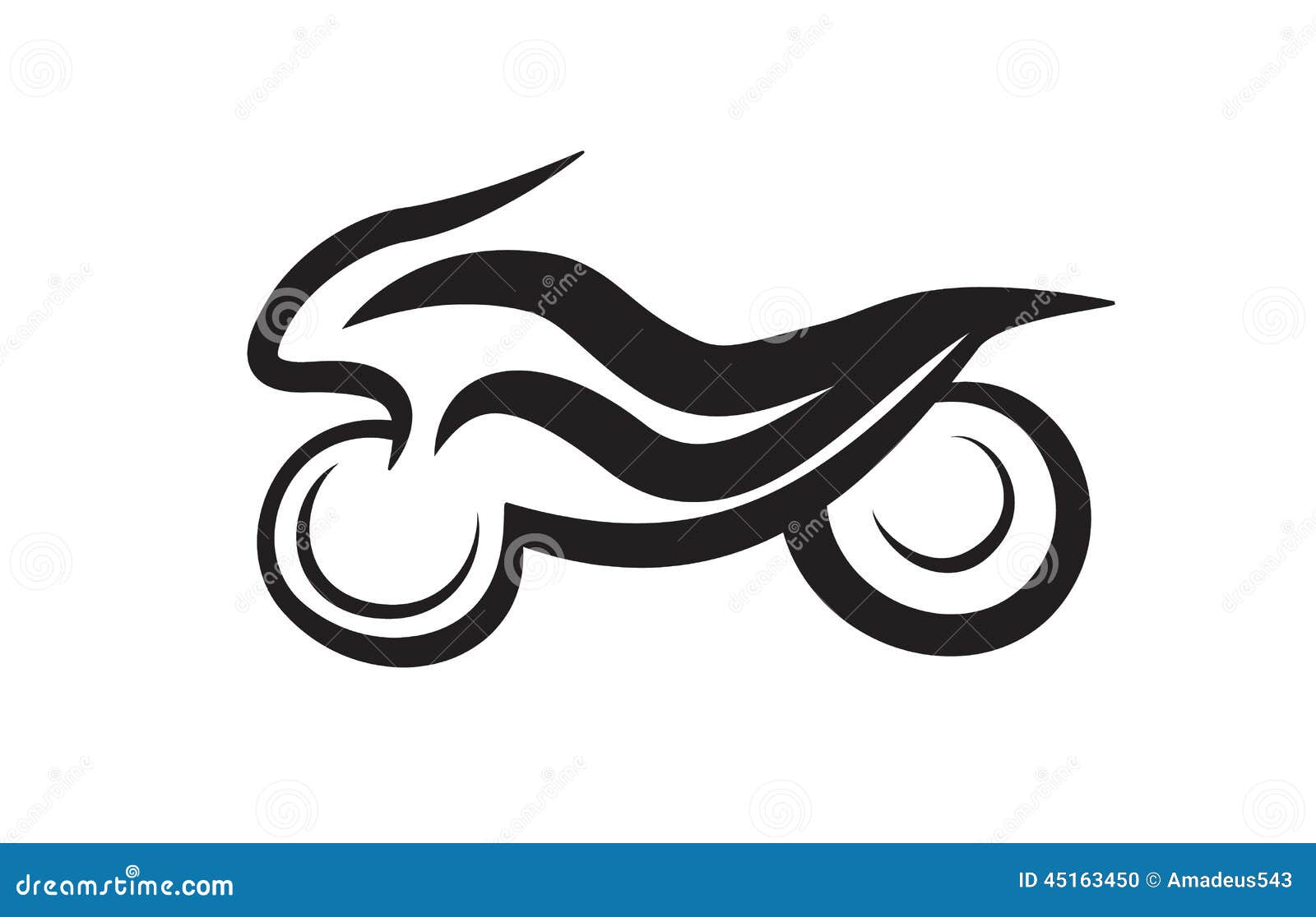 Motorpictogram vector illustratie. Illustration of ruiter - 45163450