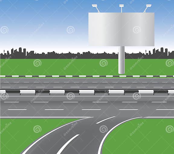 Motorway stock vector. Illustration of road, highway - 14575294