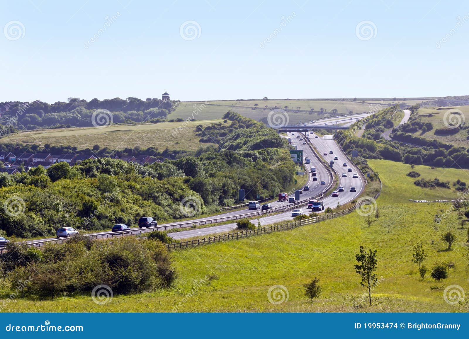 Motorway stock photo. Image of carriageway, transport - 19953474