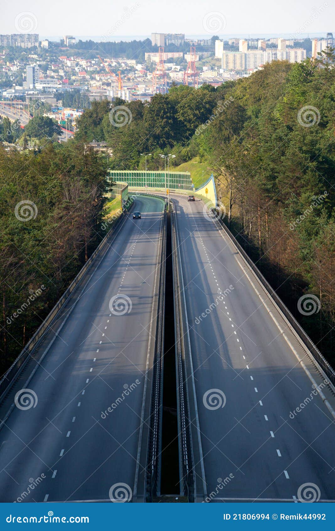 Motorway stock photo. Image of scape, traffic, lane, cityscape - 21806994