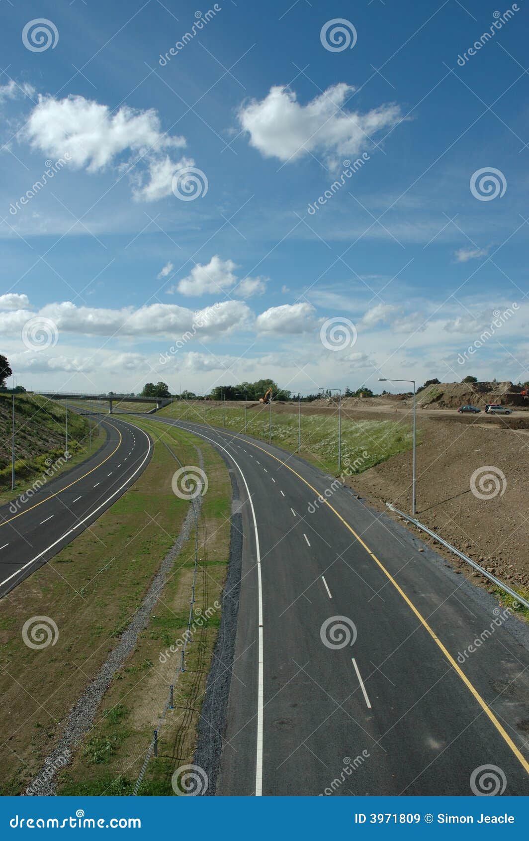 Motorway stock image. Image of transport, bike, road, motorcycle - 3971809