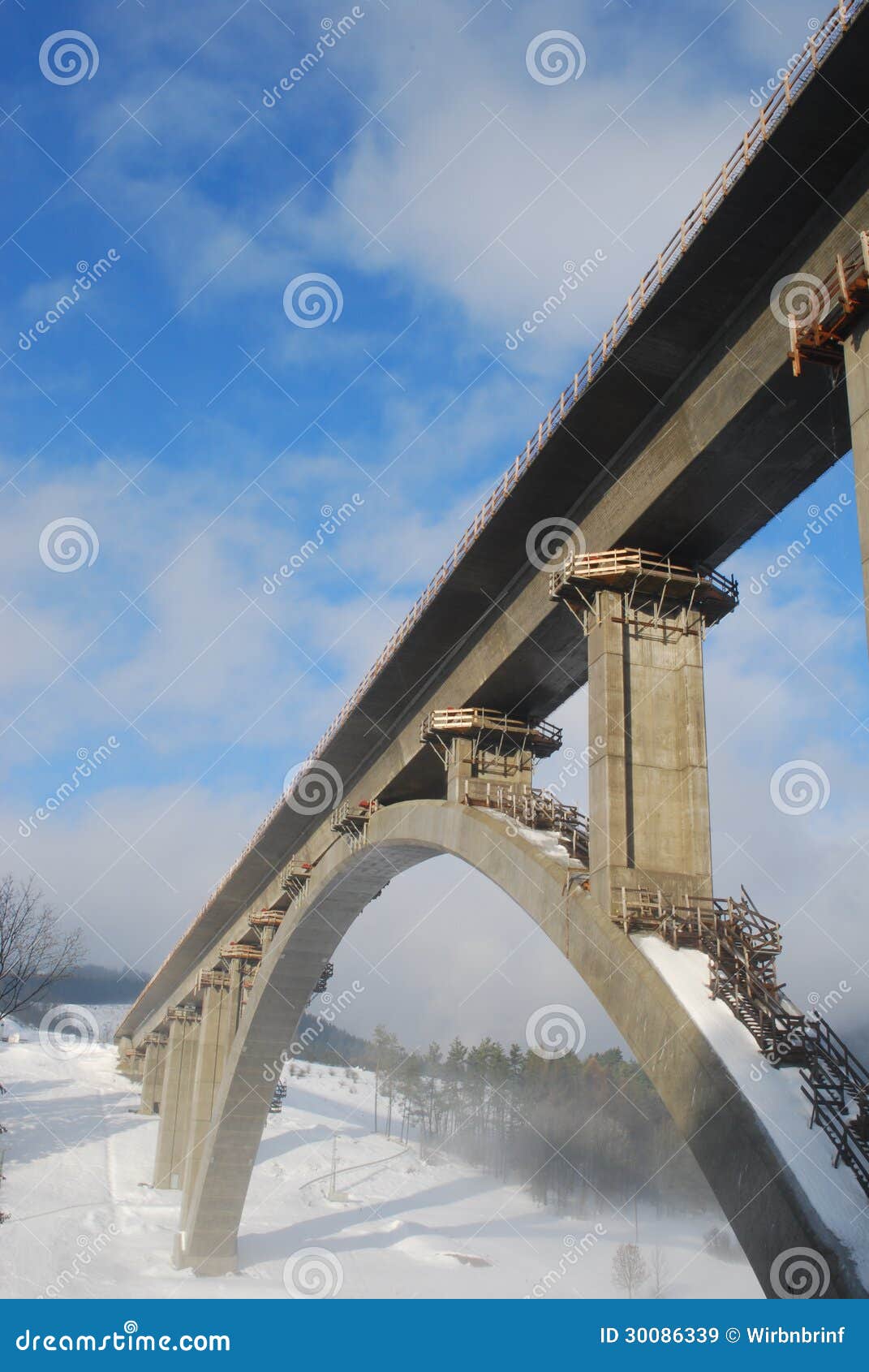 Motorway bridge stock image. Image of clouds, bridge - 30086339