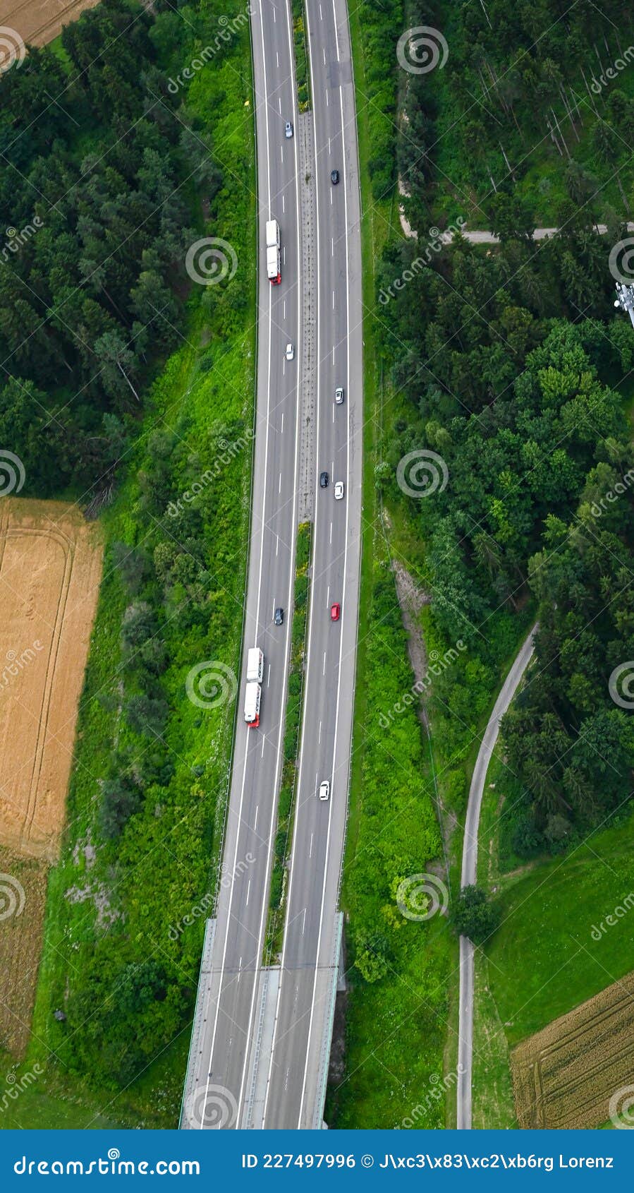 Motorway Exit and Entry - Motorway Traffic Stock Photo - Image of ...