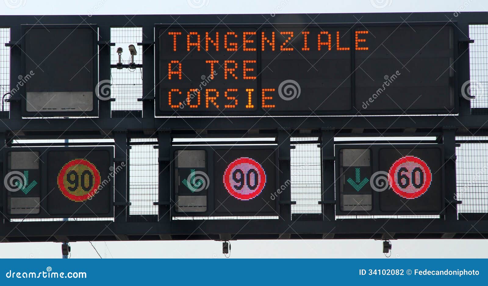 Motorway Sign Traffic Signs and Speed Limits Stock Photo - Image of ...