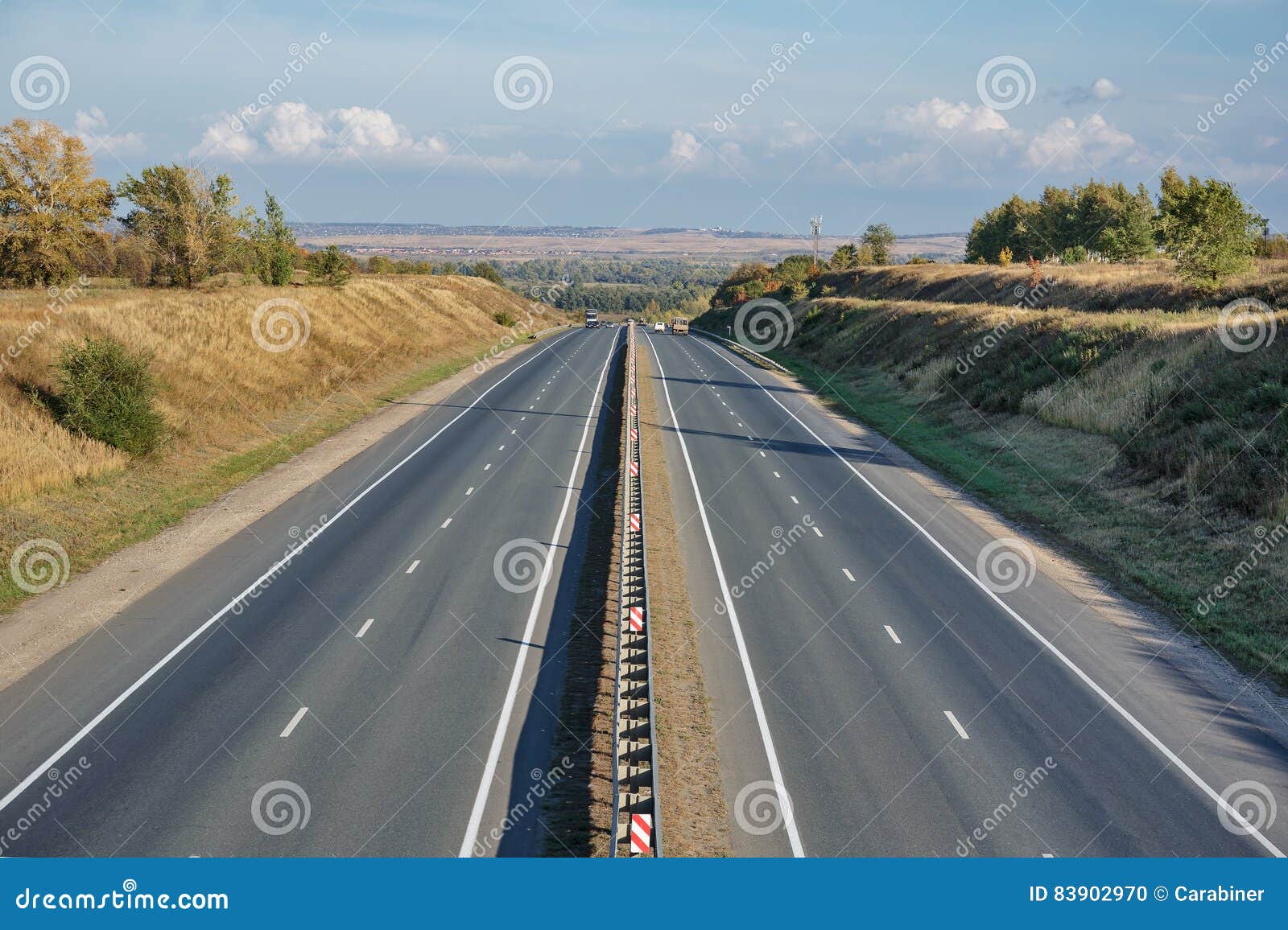Motorway top view stock photo. Image of freight, traffic - 83902970