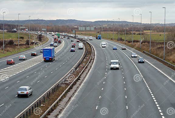 Motorway Traffic stock image. Image of grind, route, drive - 645803