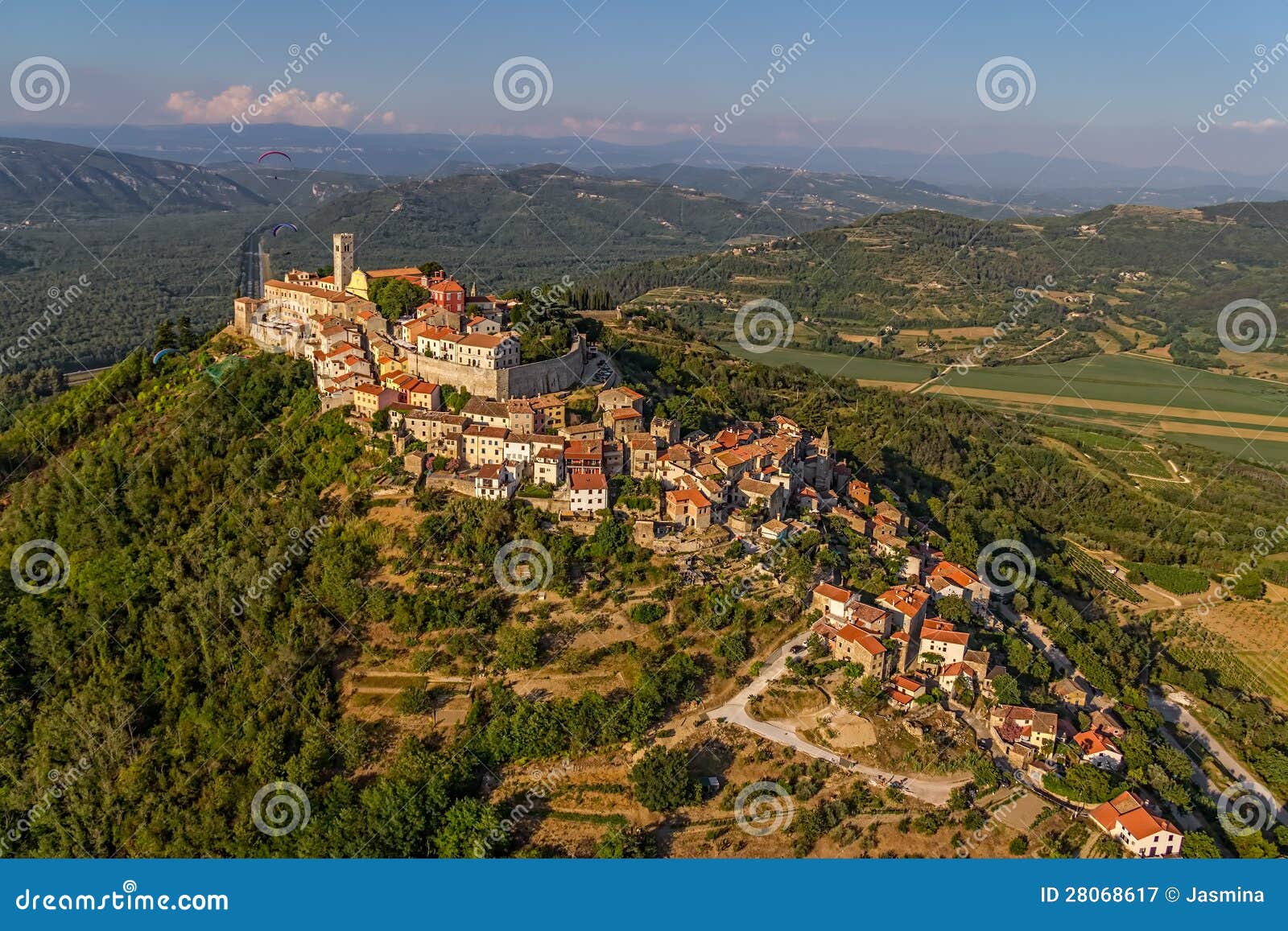 Motovun - Croatia stock image. Image of fortress, croatia - 28068617