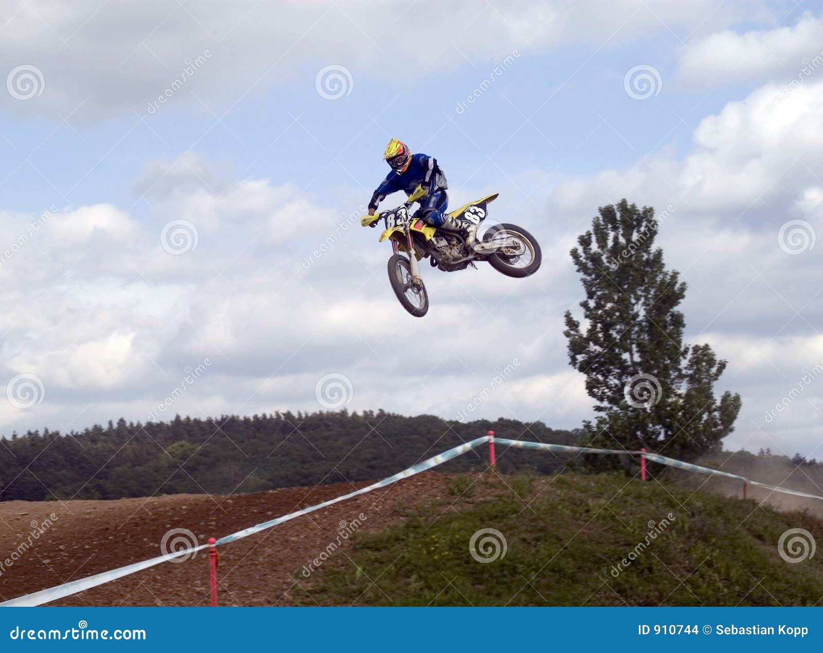 MotoX Jump stock photo. Image of motocross, jumping, leather - 910744
