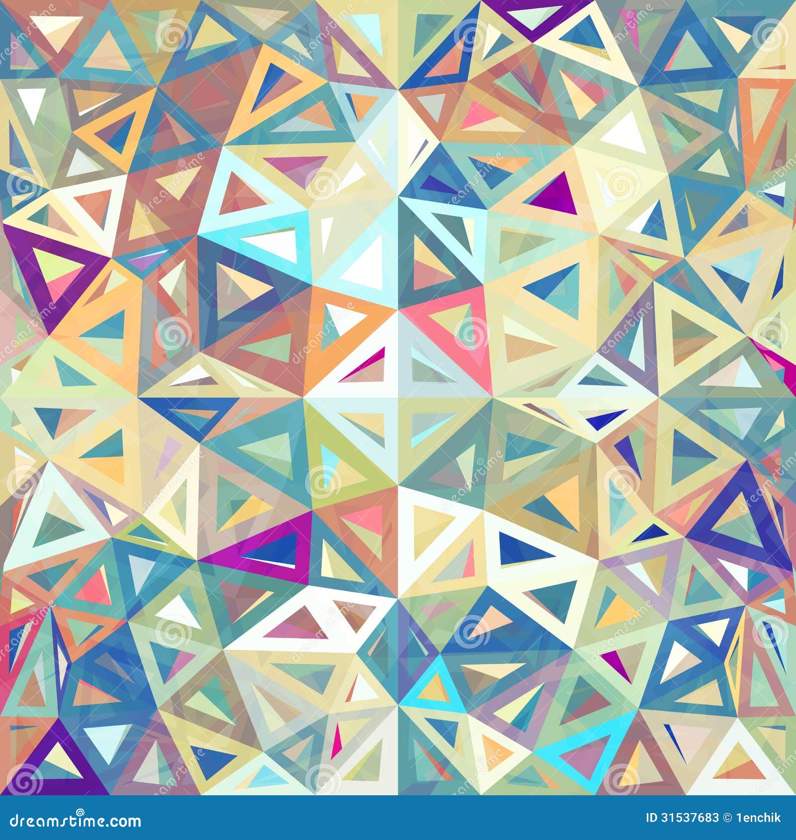 Mottled Abstract Triangles Vector Background Stock Vector ...