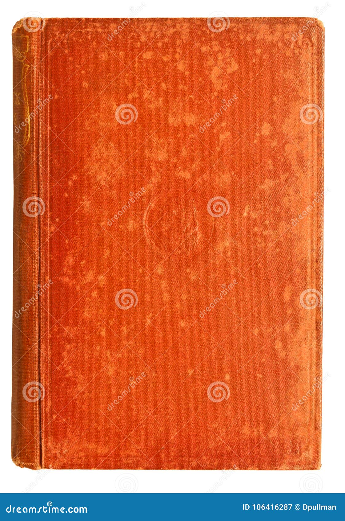 Mottled Cover of an Old Red Book Stock Image - Image of vintage, cover ...