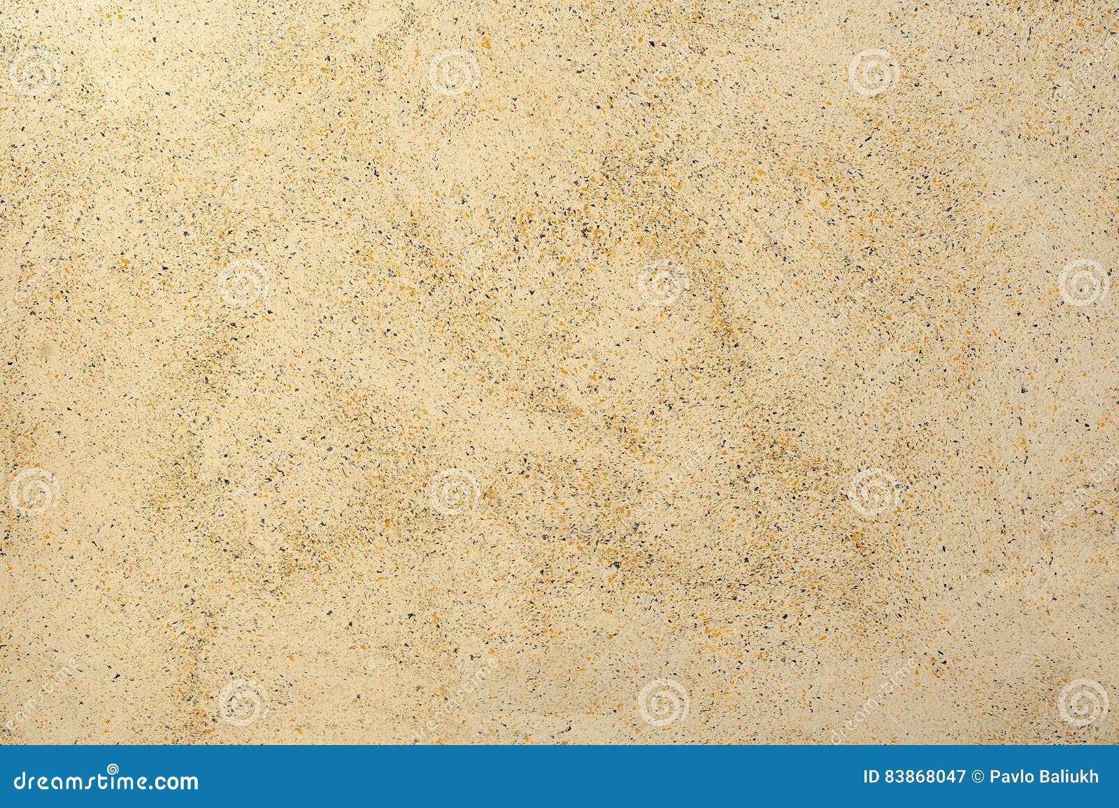 Mottled Decorative Stucco with Stone Structure Stock Image - Image of ...