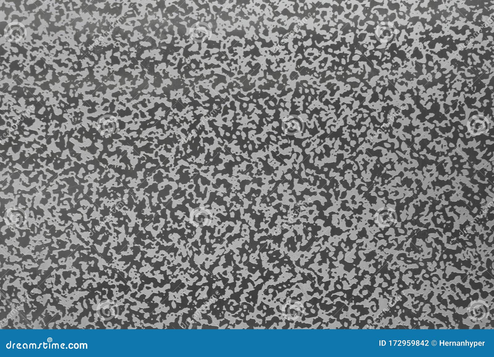 Mottled Metallic Corroded Texture on an Aluminum Sheet, Treated with ...