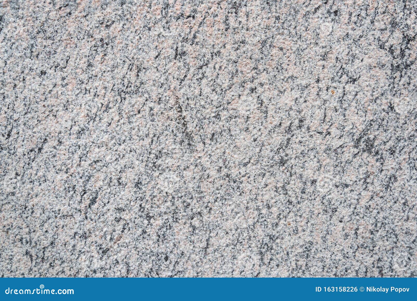 Mottled surface of granite stock photo. Image of closeup - 163158226