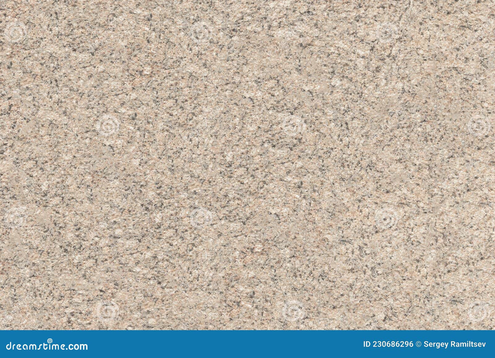 The Mottled Surface of the Granite Slab is Finely Speckled. Stock Photo ...