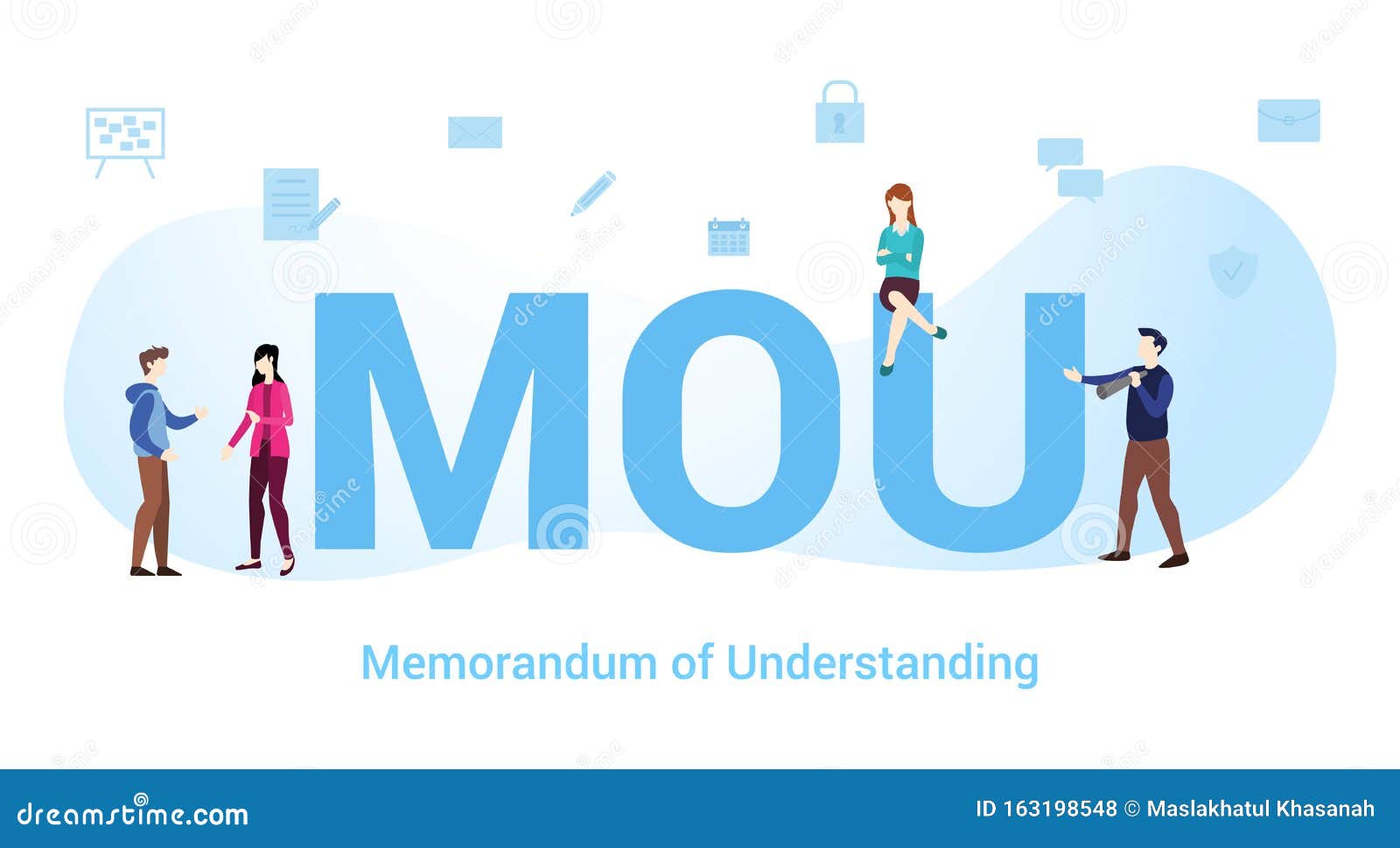 Mou Memorandum Of Understanding Concept With Big Word Or Text And Team ... Mou Memorandum Of Understanding Concept With Big Word Or Text And Team ...