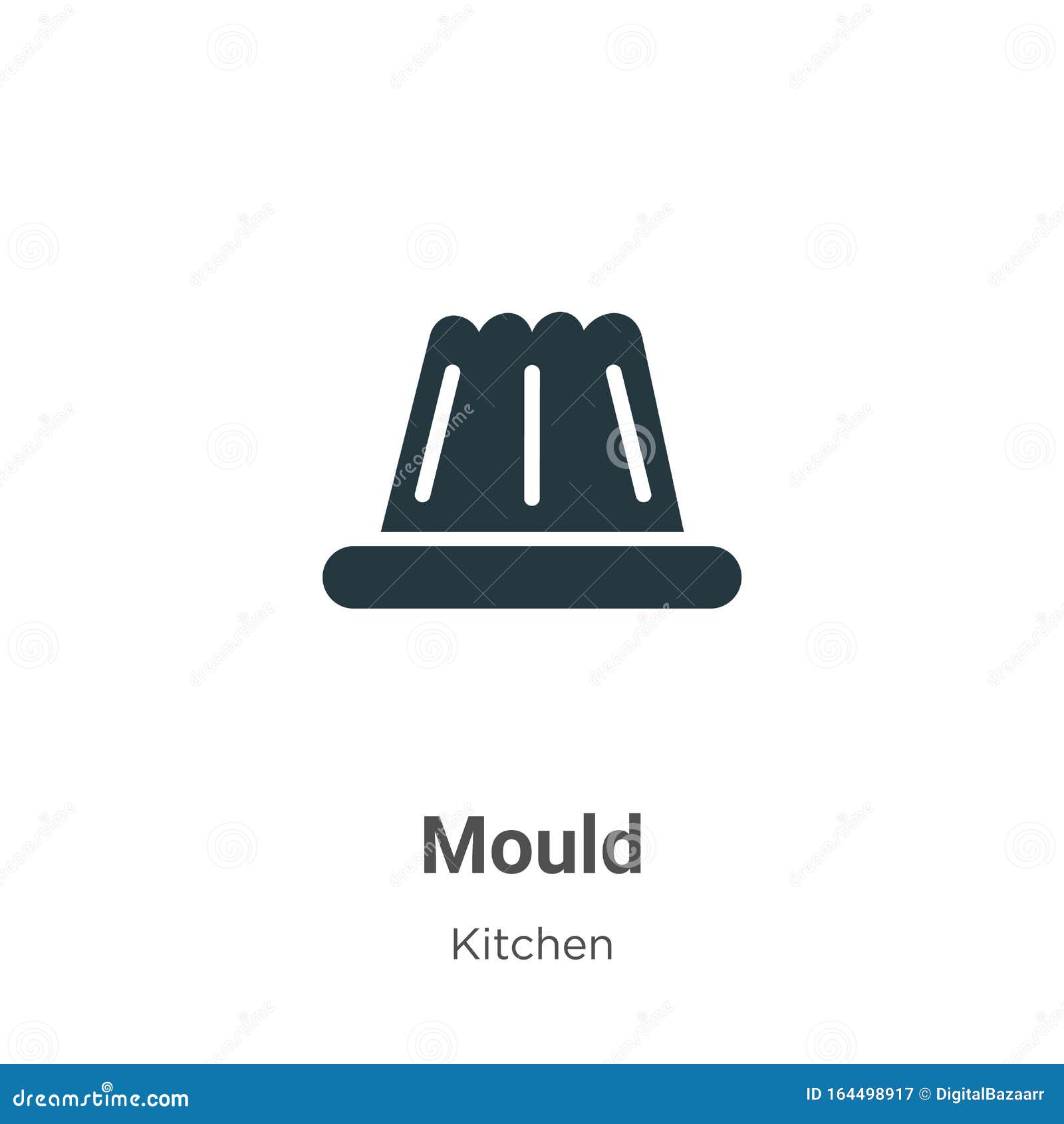Mould Vector Icon on White Background. Flat Vector Mould Icon Symbol ...