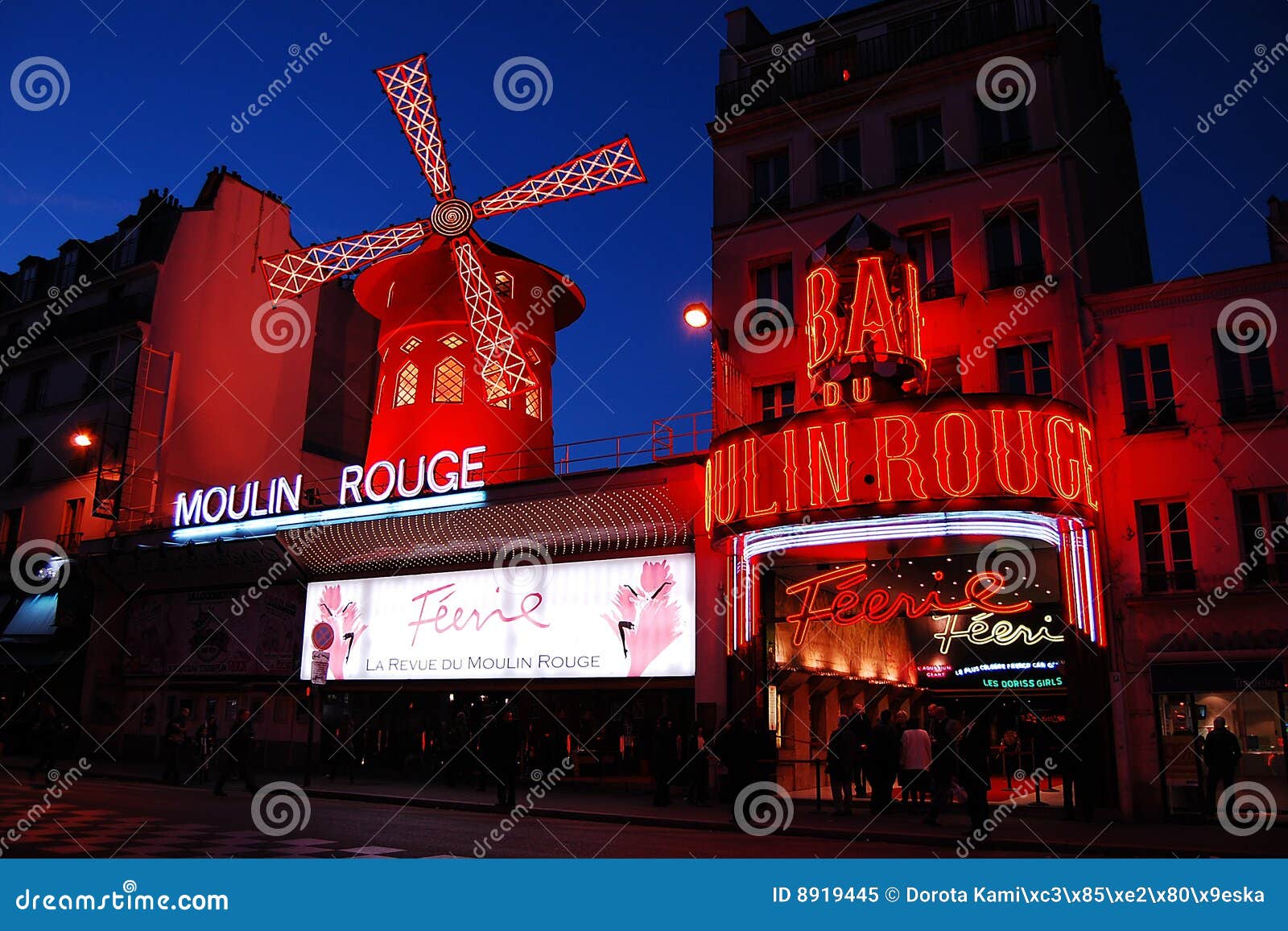 Moulin Rouge. Paris Editorial Photo | CartoonDealer.com #57788481