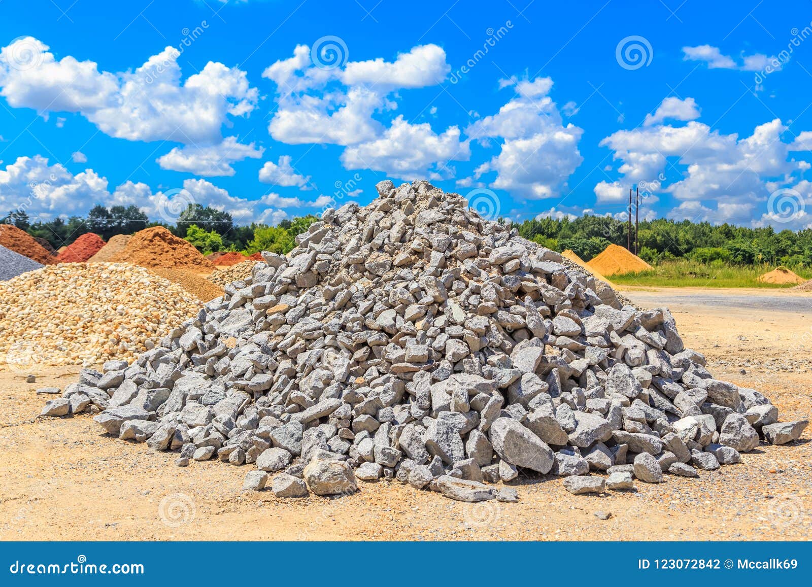 Broken Stone And Cinder Block Walls Stock Photo | CartoonDealer.com ...