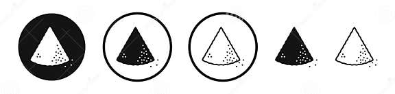 Mound Icon Isolated on White Background Stock Illustration ...