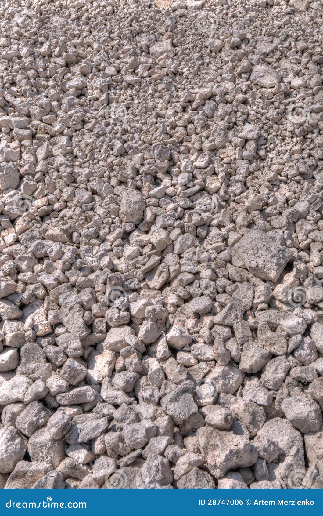 A mound of rubble stock photo. Image of gravel, blue - 28747006