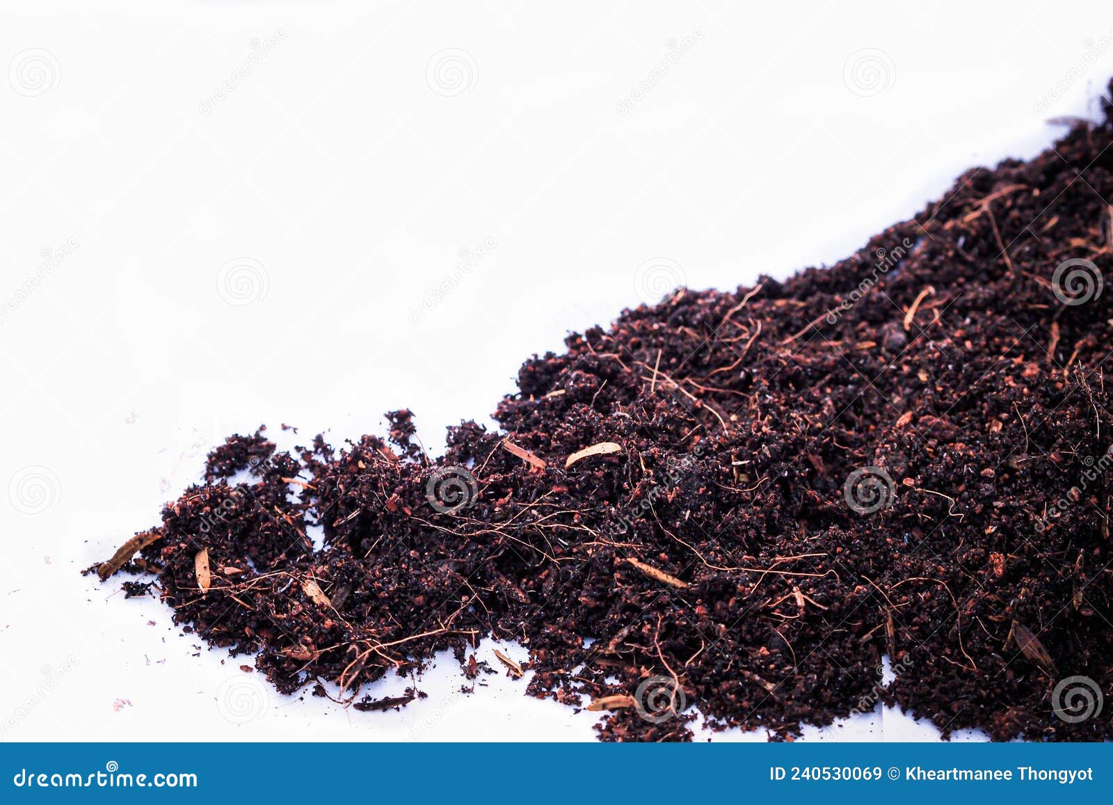 Mound of Soil, Peat Moss Isolate, Dead Leaf or Isolated Humus Organic ...