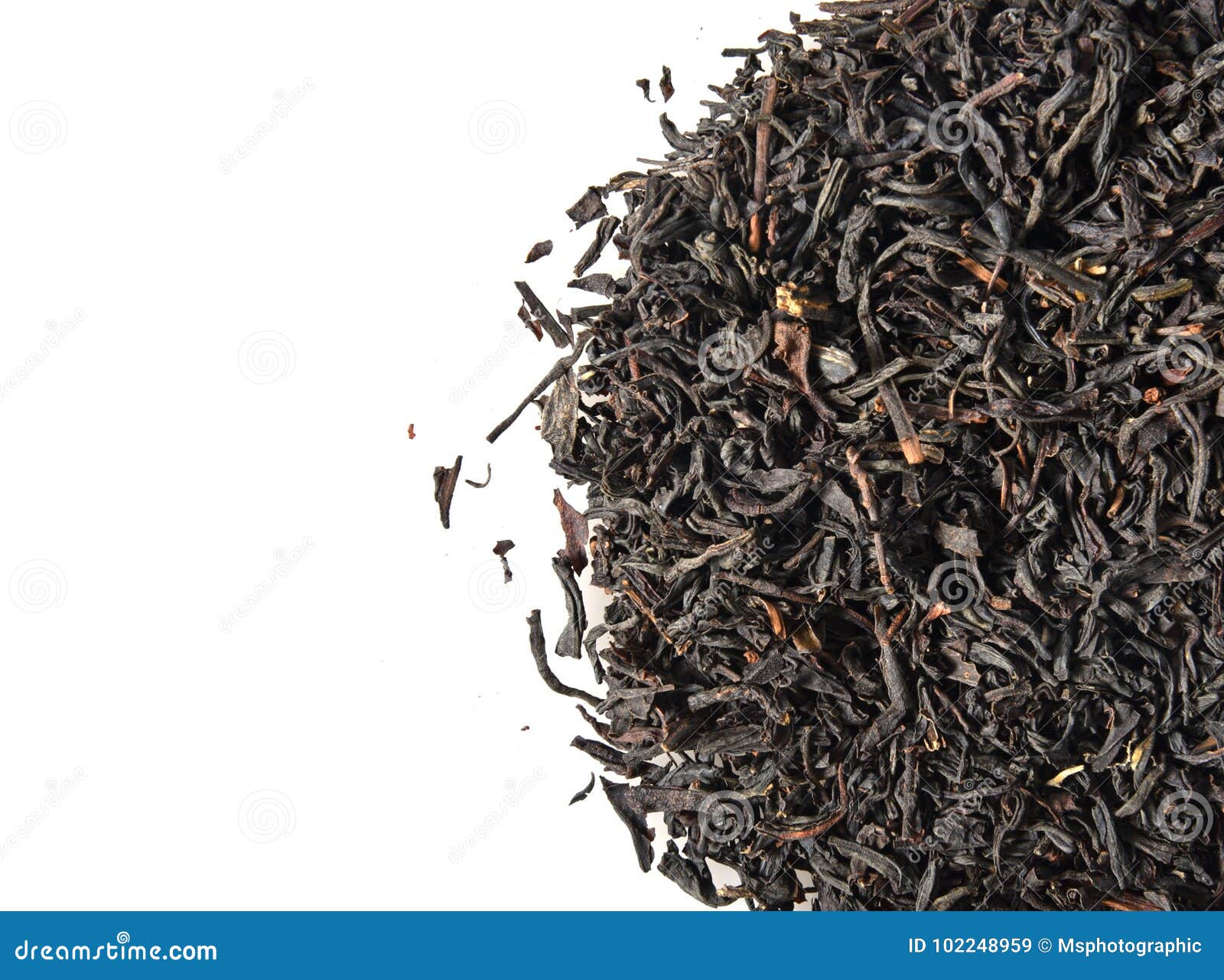 Whole leaf black tea stock image. Image of drink, leaf - 102248959