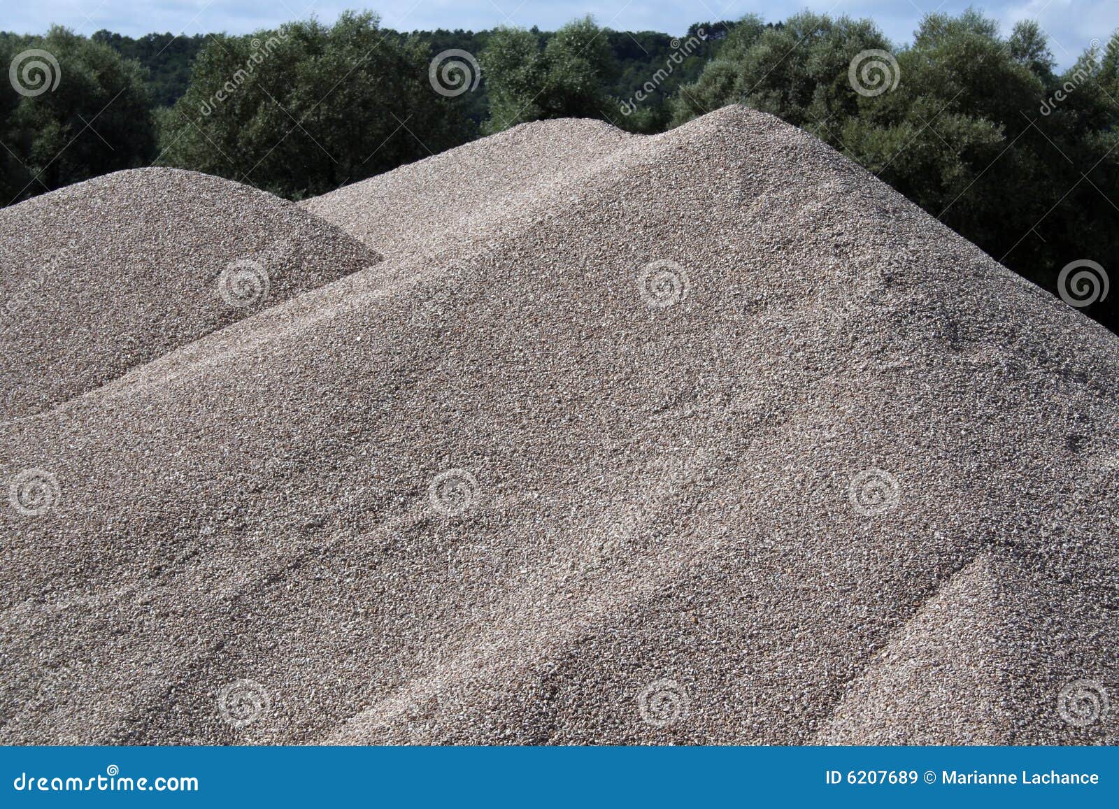 Mounds of Gravel stock image. Image of quarry, gravel - 6207689