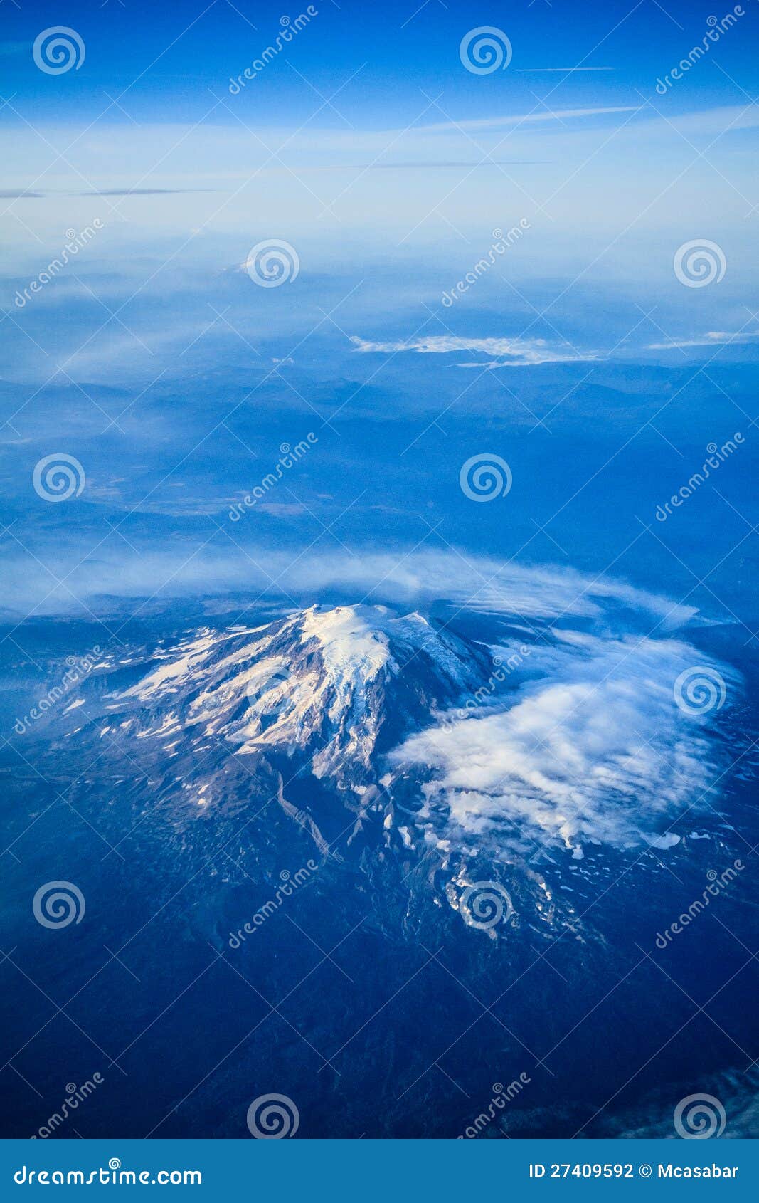 Mount Adams with Mount Hood Stock Photo - Image of washington ...