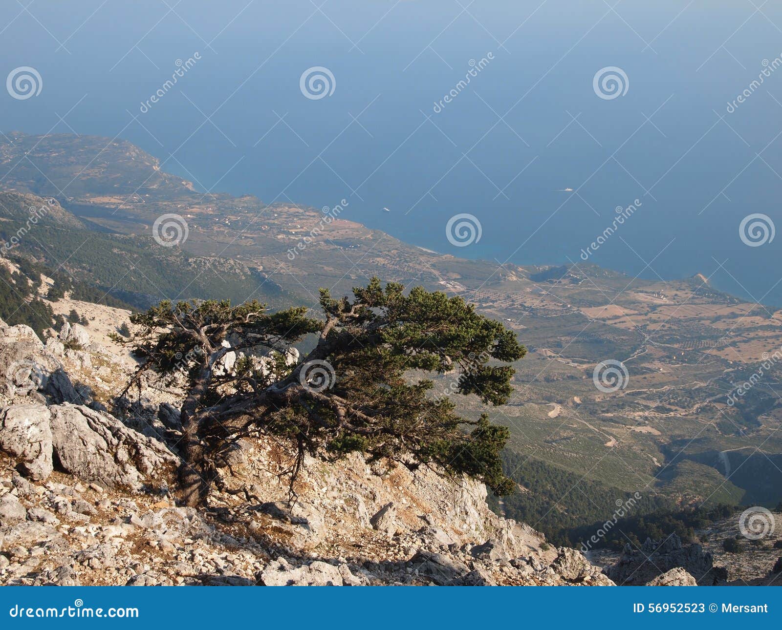 Mount Ainos stock image. Image of trip, healthy, rocks - 56952523