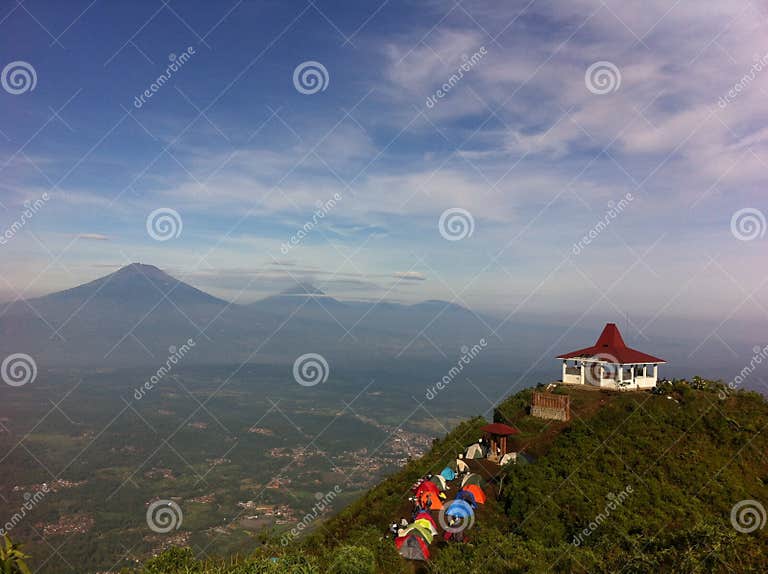 Mount Andong on the Island of Java is One of the Destinations for ...