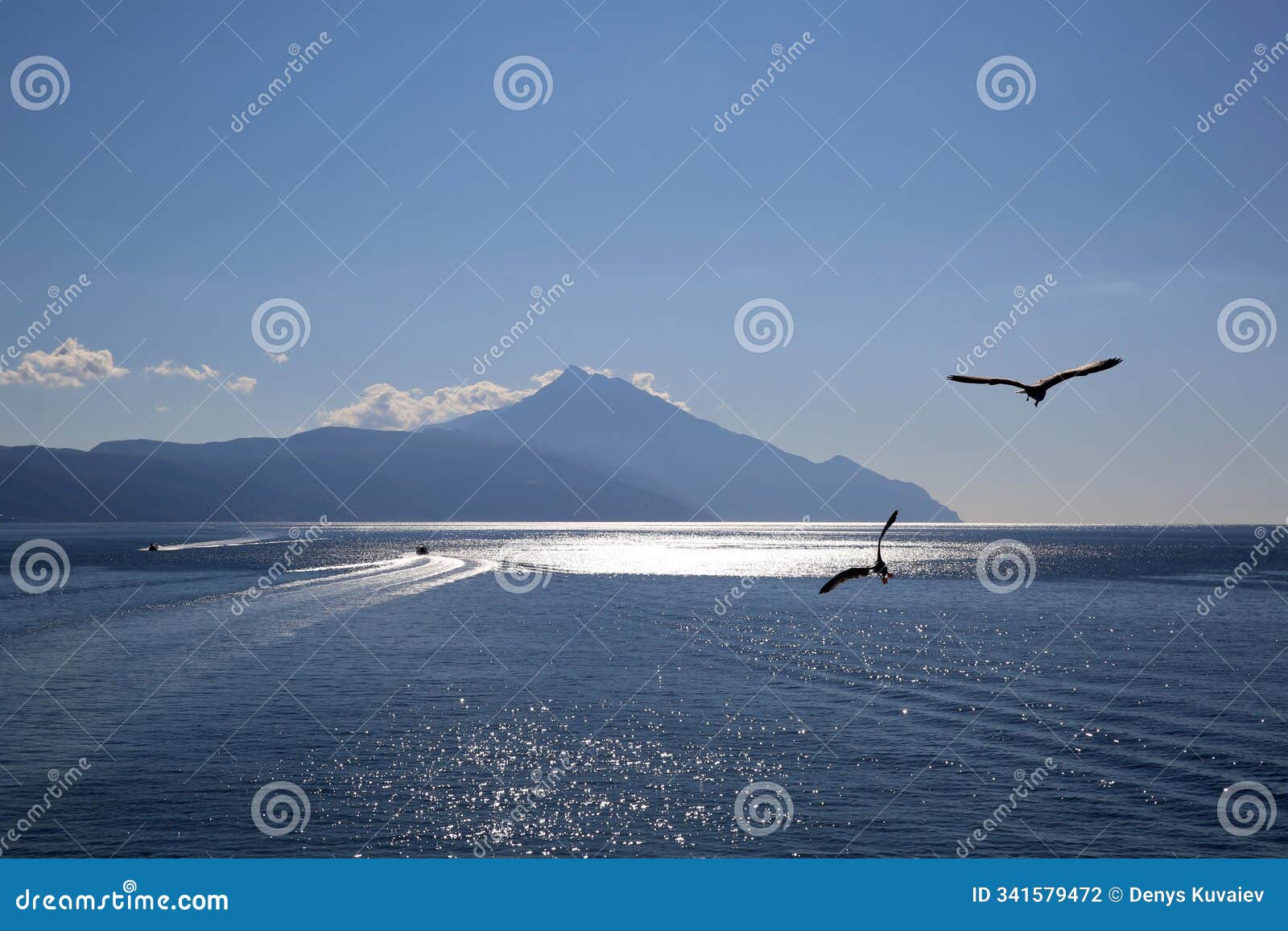 Mount Athos - Mountain on the Athos Peninsula in Northeastern Greece ...