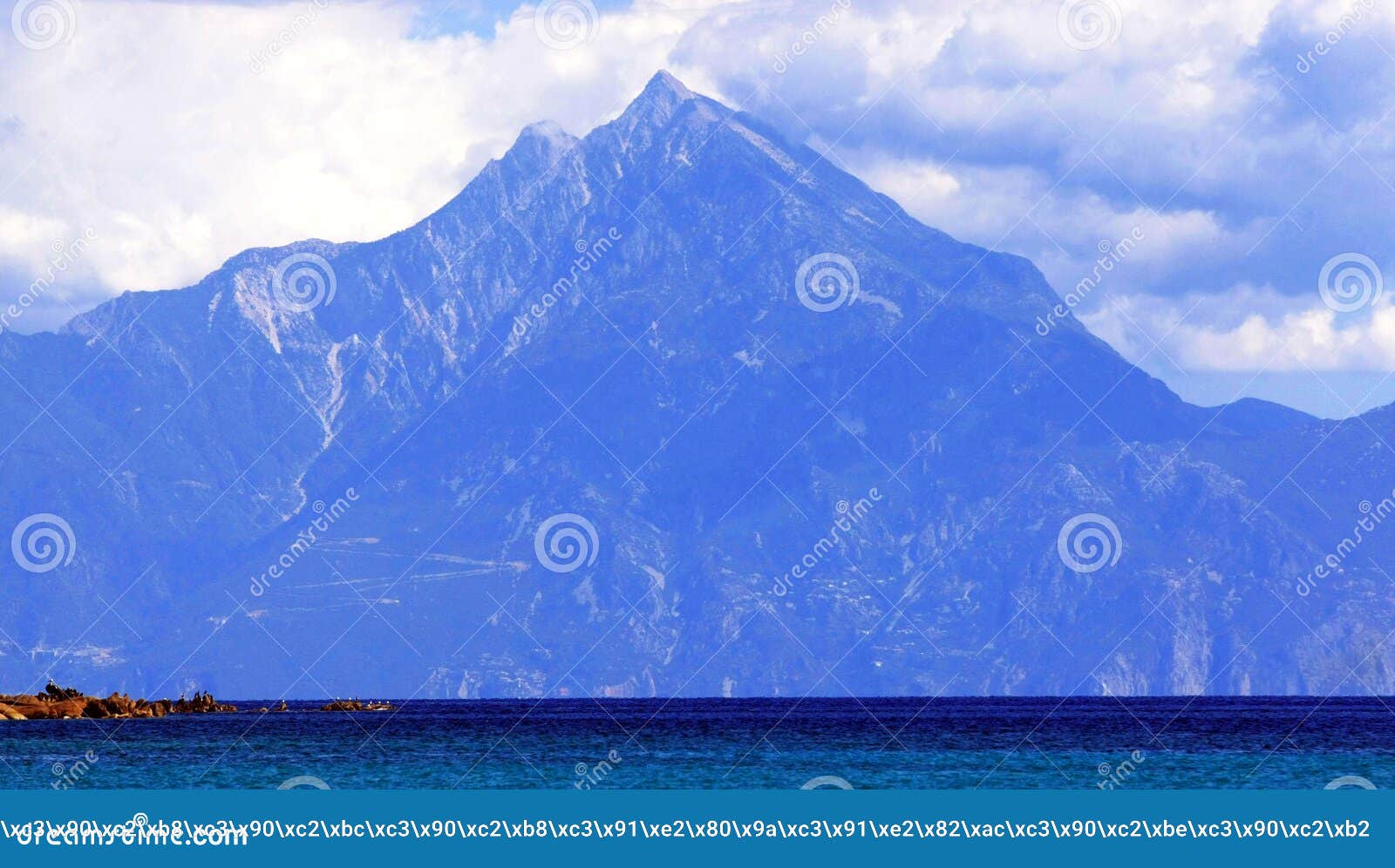 Mount Athos stock photo. Image of slope, scape, tourism - 70624178