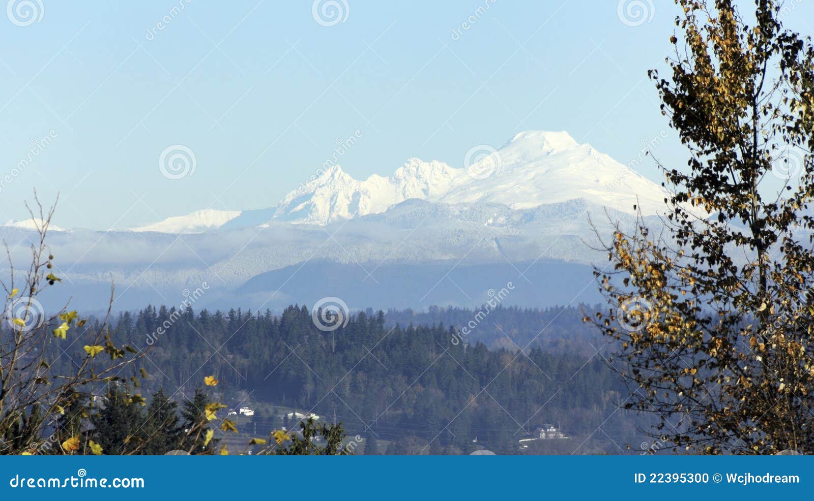 Mount Baker Mountain Peak Summit, North Cascades National Park Winter ...