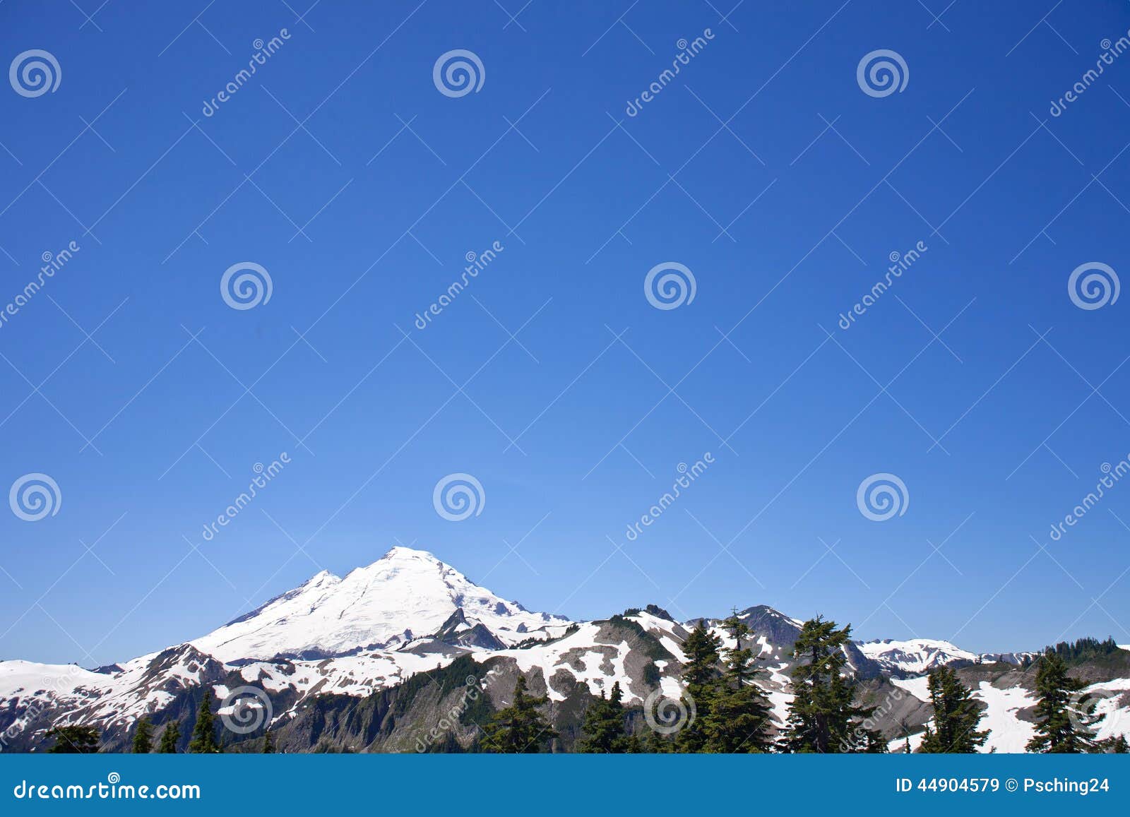 Mount Baker View from Artist Point Stock Image - Image of nature ...