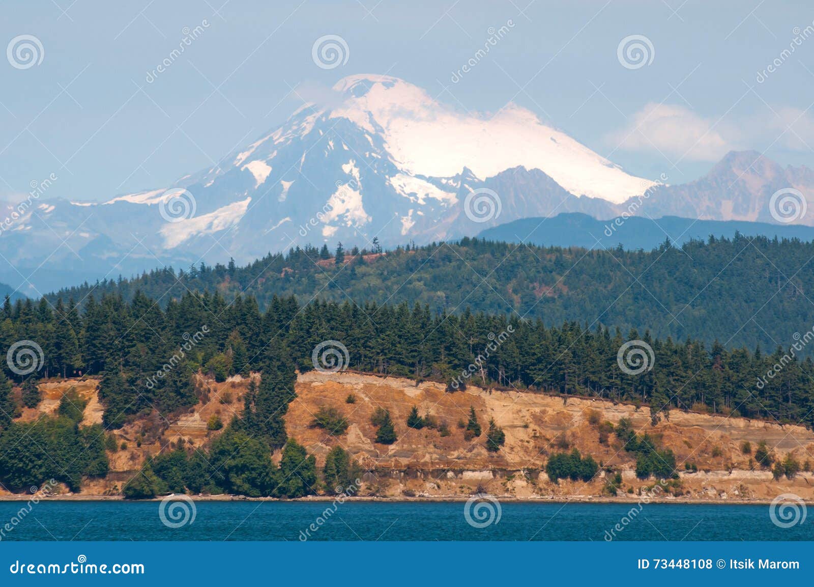 Mount Baker stock photo. Image of mountain, travel, view - 73448108
