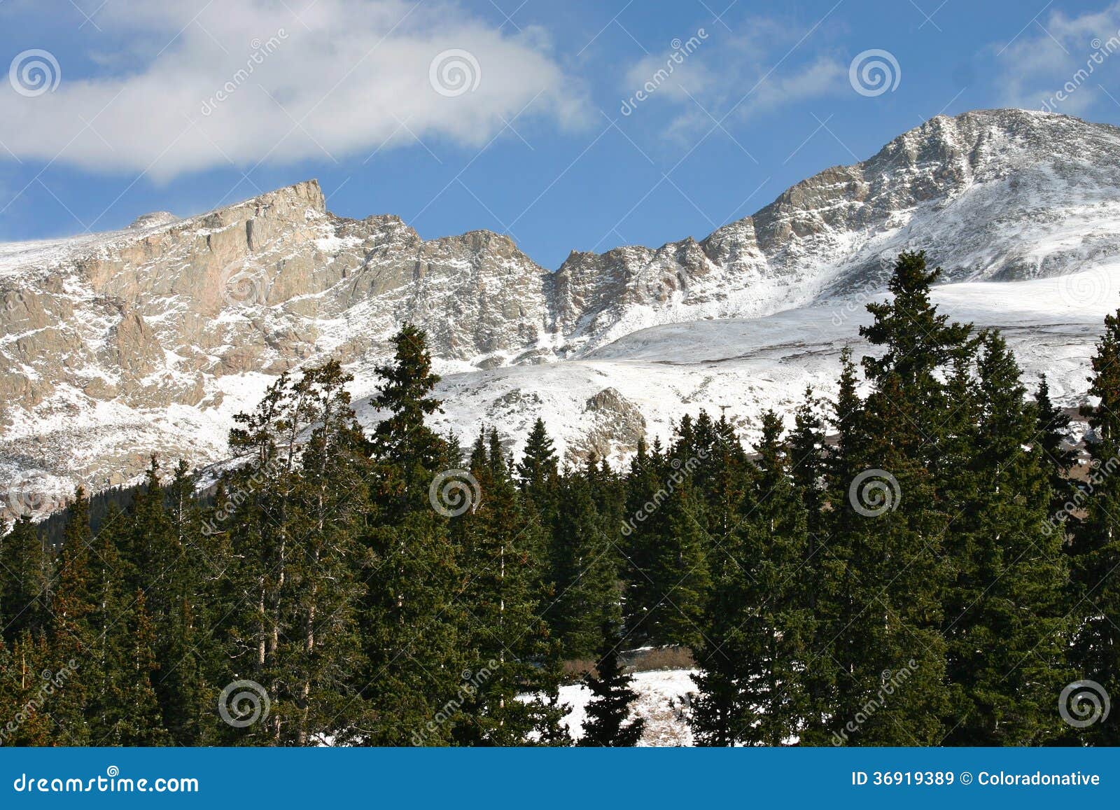 Mount Bierstadt stock image. Image of bierstadt, blue - 36919389