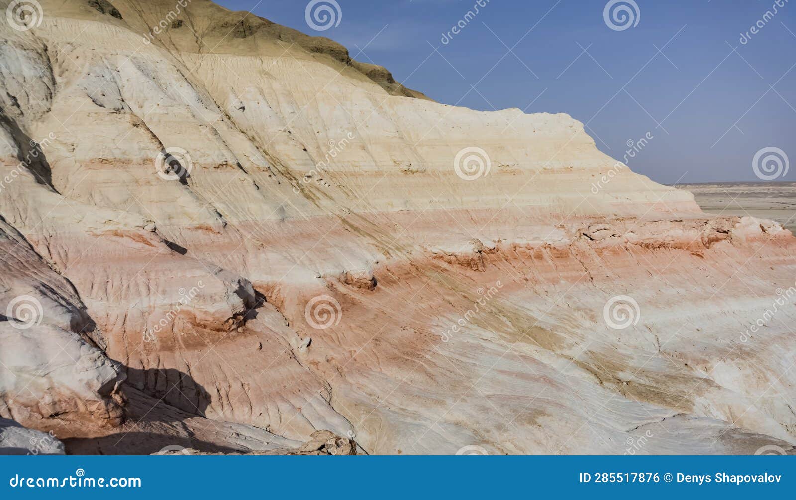 Mount Bokty Consisting of Different Layers of Limestone and Other ...