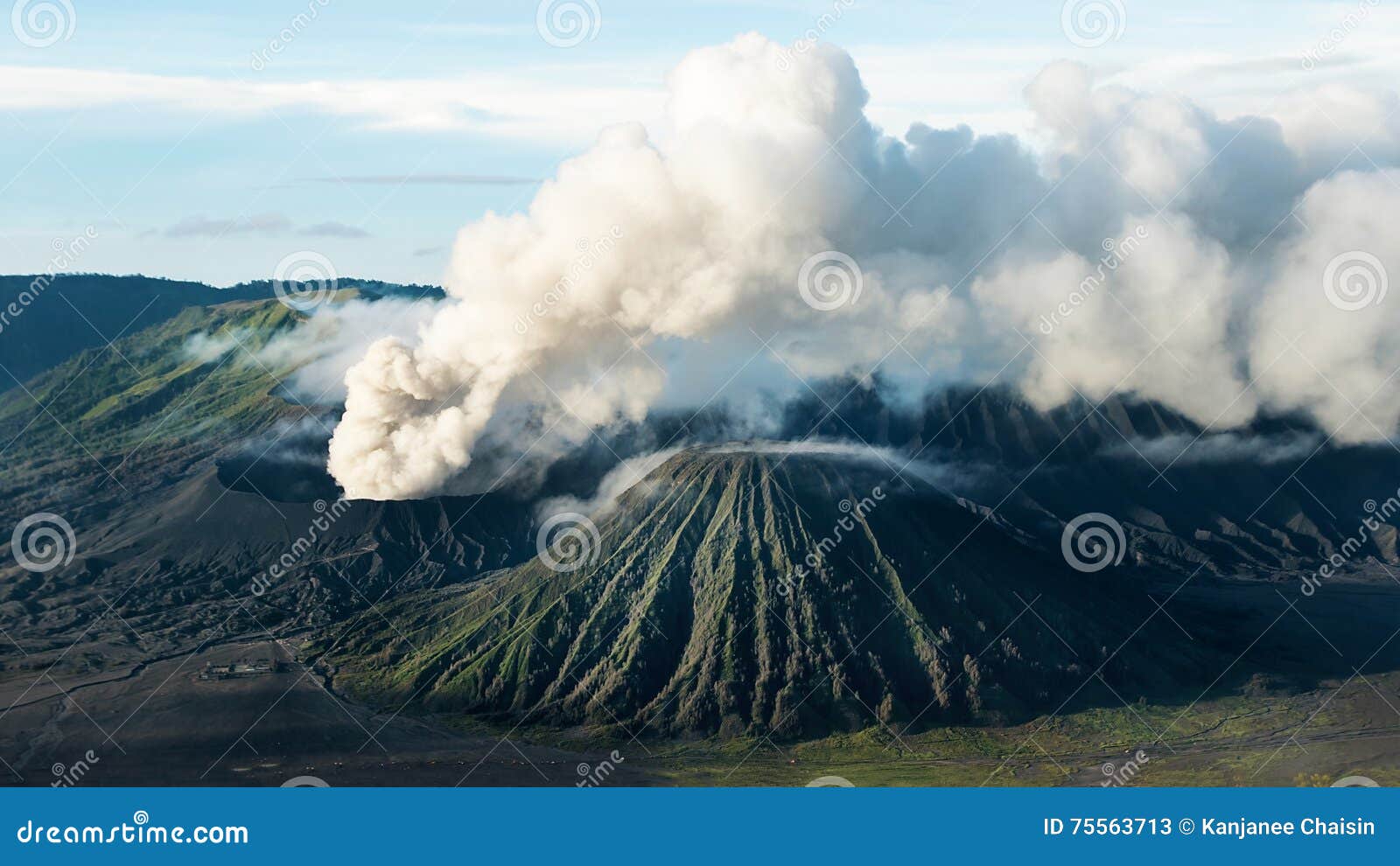 Mount Bromo stock image. Image of vast, height, natural - 75563713