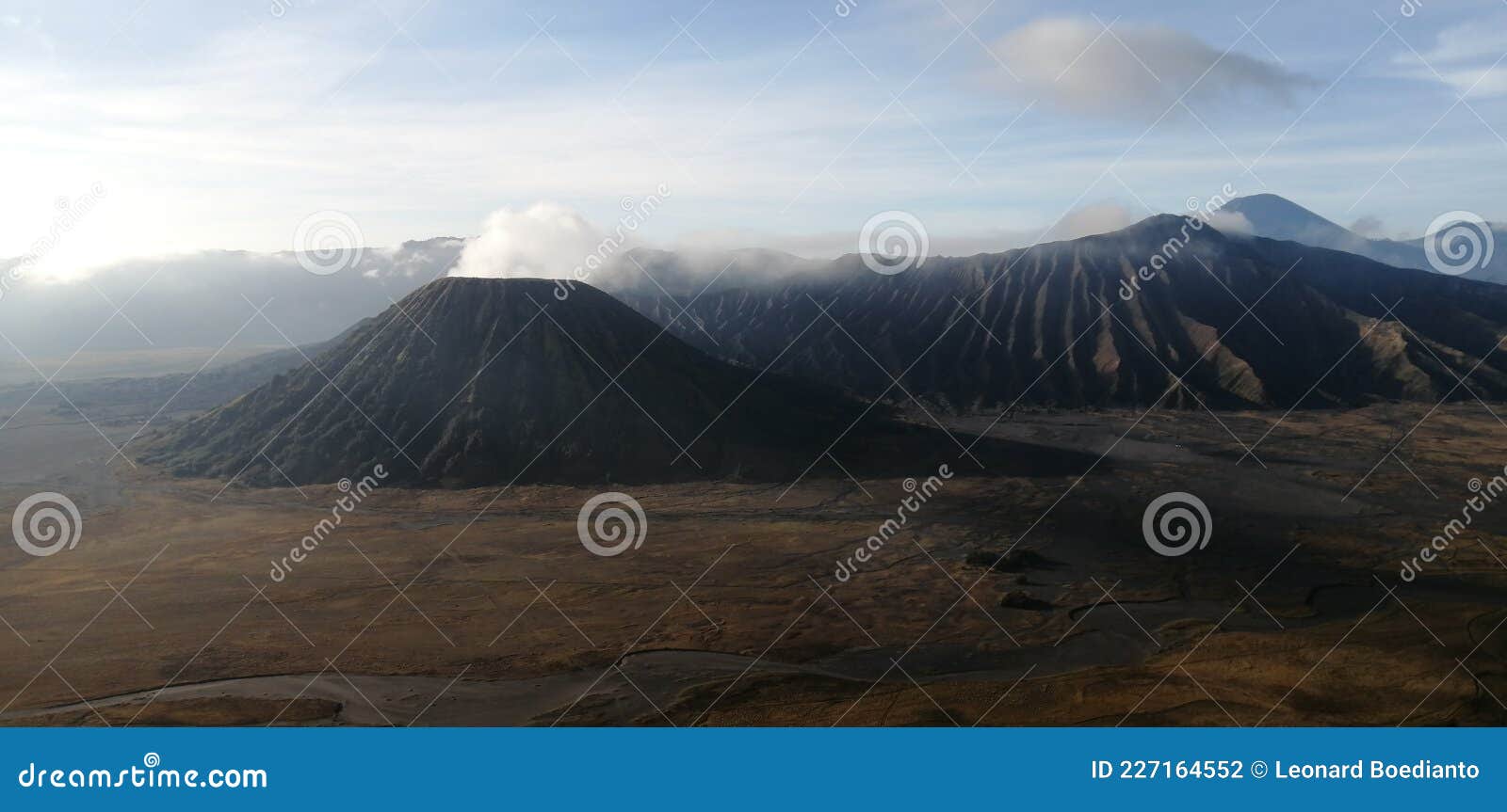 Mount Bromo Crater from Afar Stock Photo - Image of hill, afar: 227164552