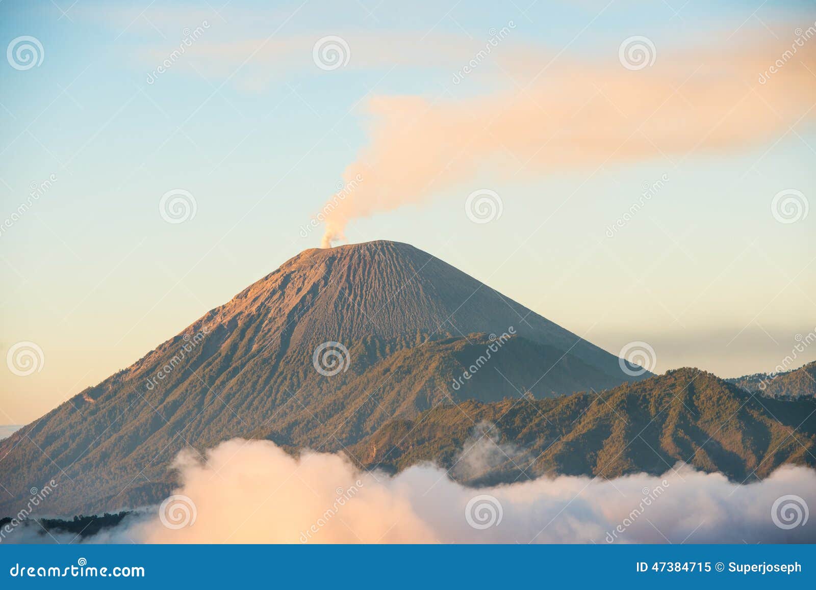 Mount Bromo volcano stock image. Image of nature, beauty - 47384715