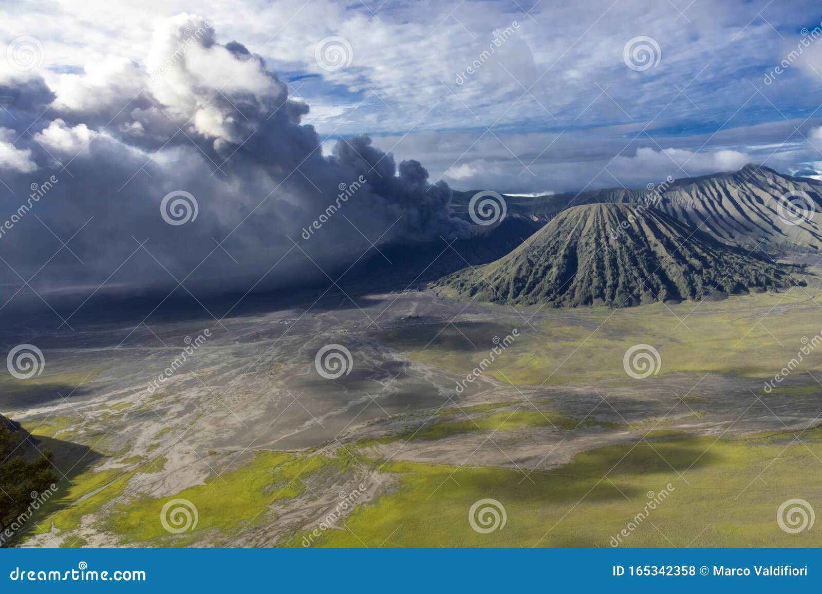 Mount Bromo Volcano Eruption Stock Photo - Image of eruption, mount ...