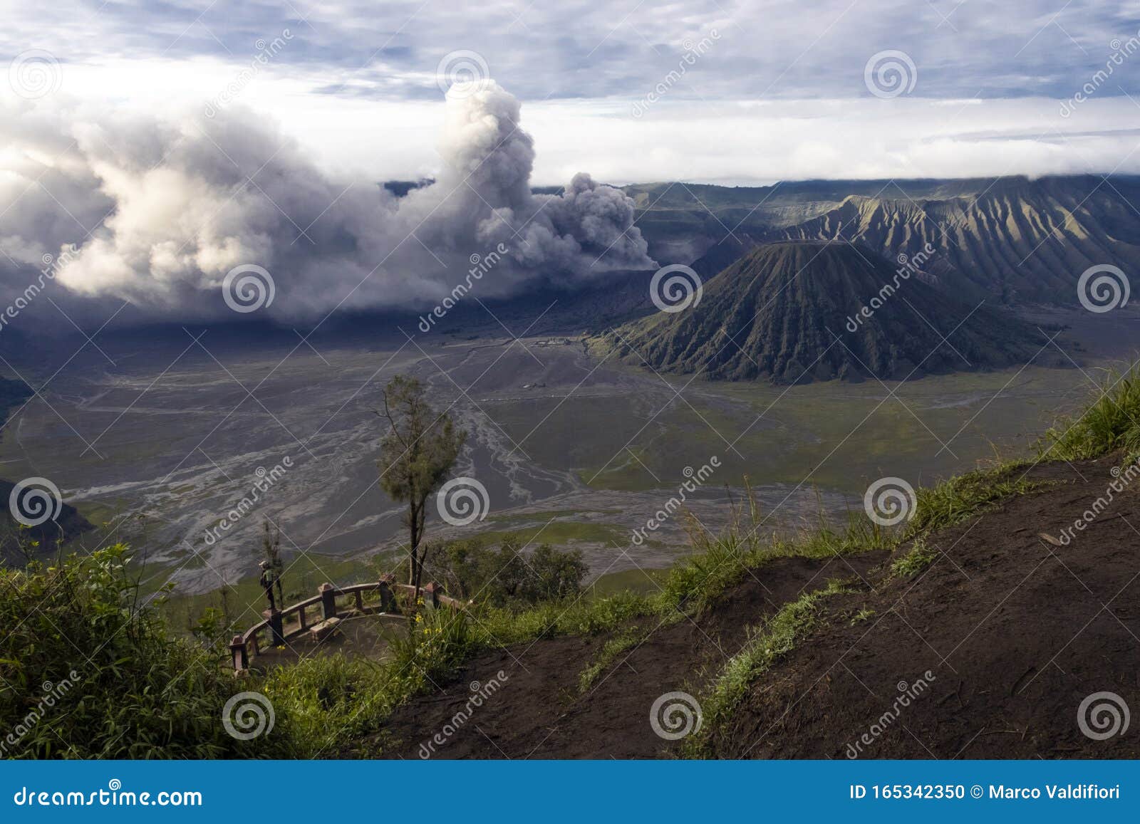 Mount Bromo Volcano Eruption Stock Photo - Image of destination ...