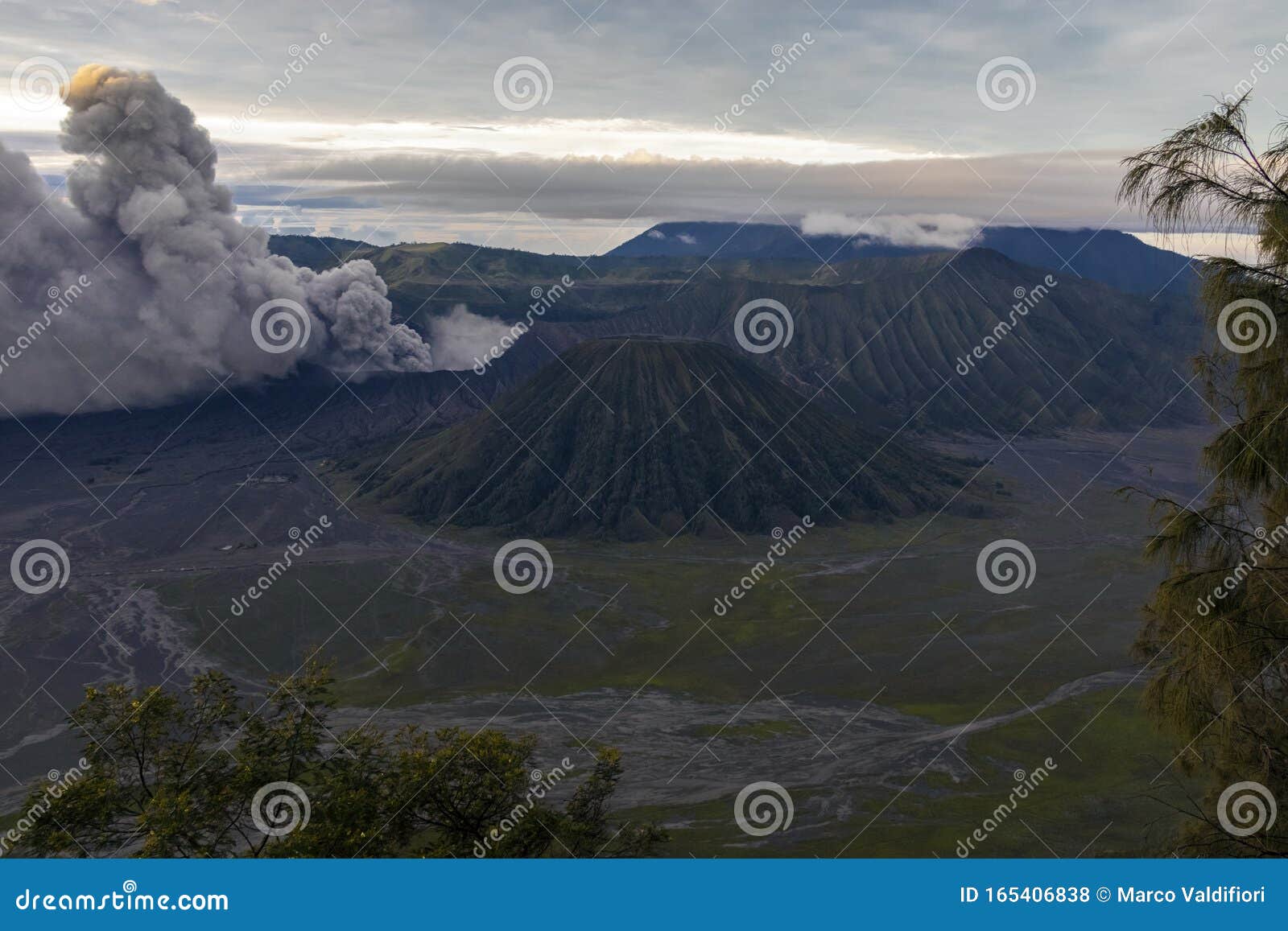 Mount Bromo Volcano Eruption Stock Photo - Image of hike, expedition ...