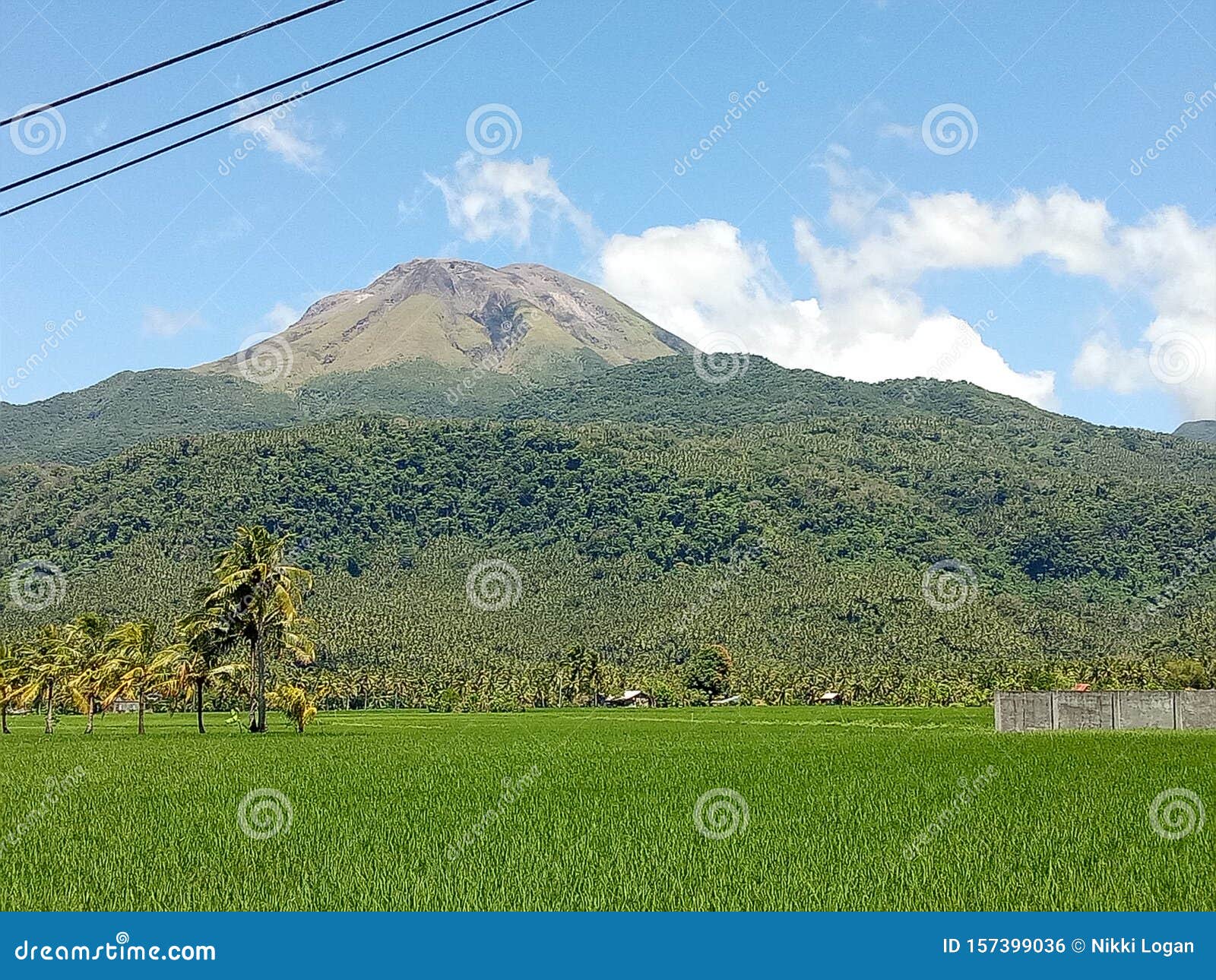 Mount bulusan stock photo. Image of mount, place, volcano - 157399036