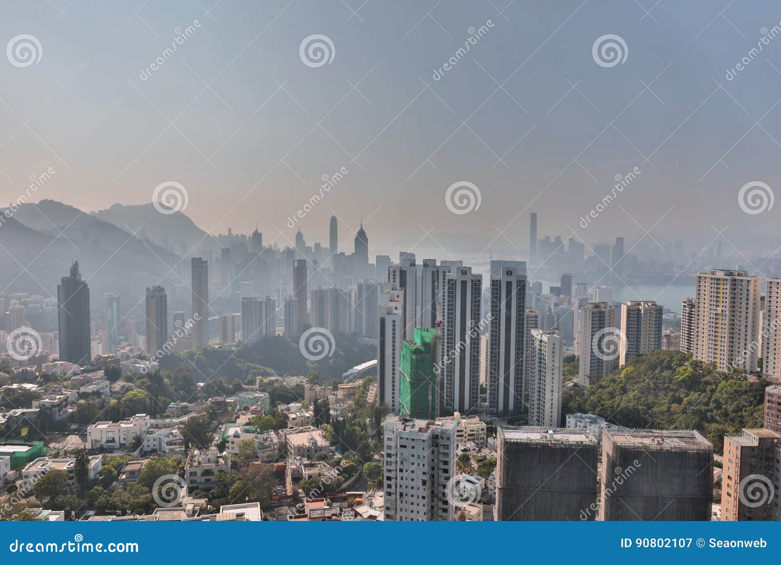 The Mount Butler View of Hong Kong Stock Image - Image of asia, happy ...