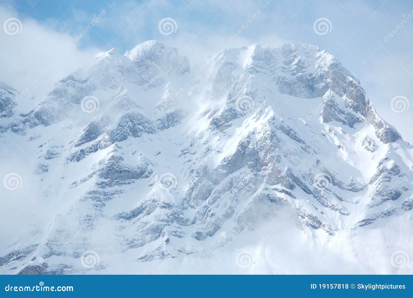 Mount Cascade stock photo. Image of alberta, canada, range - 19157818