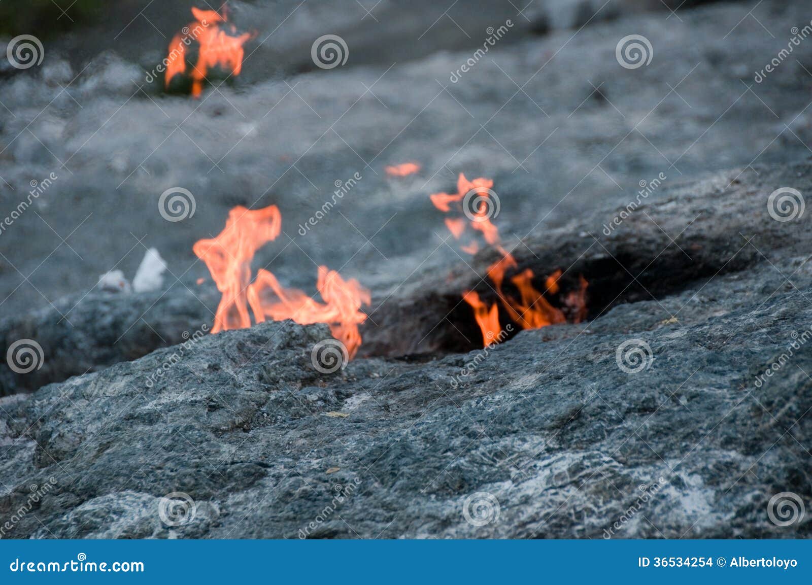Mount Chimera, Eternal Flames in Ancient Lycia, Turkey Stock Photo ...