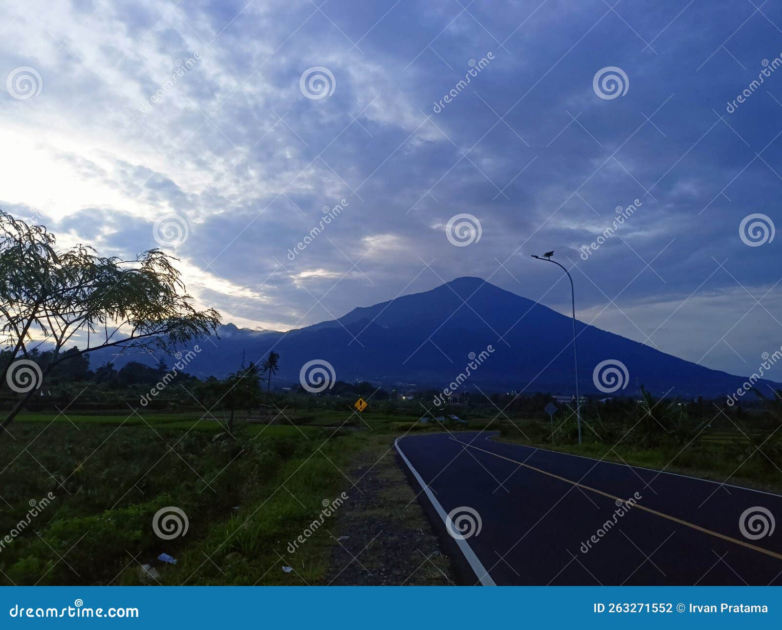Mount Ciremai from West Java, Indonesia Stock Photo - Image of barat ...
