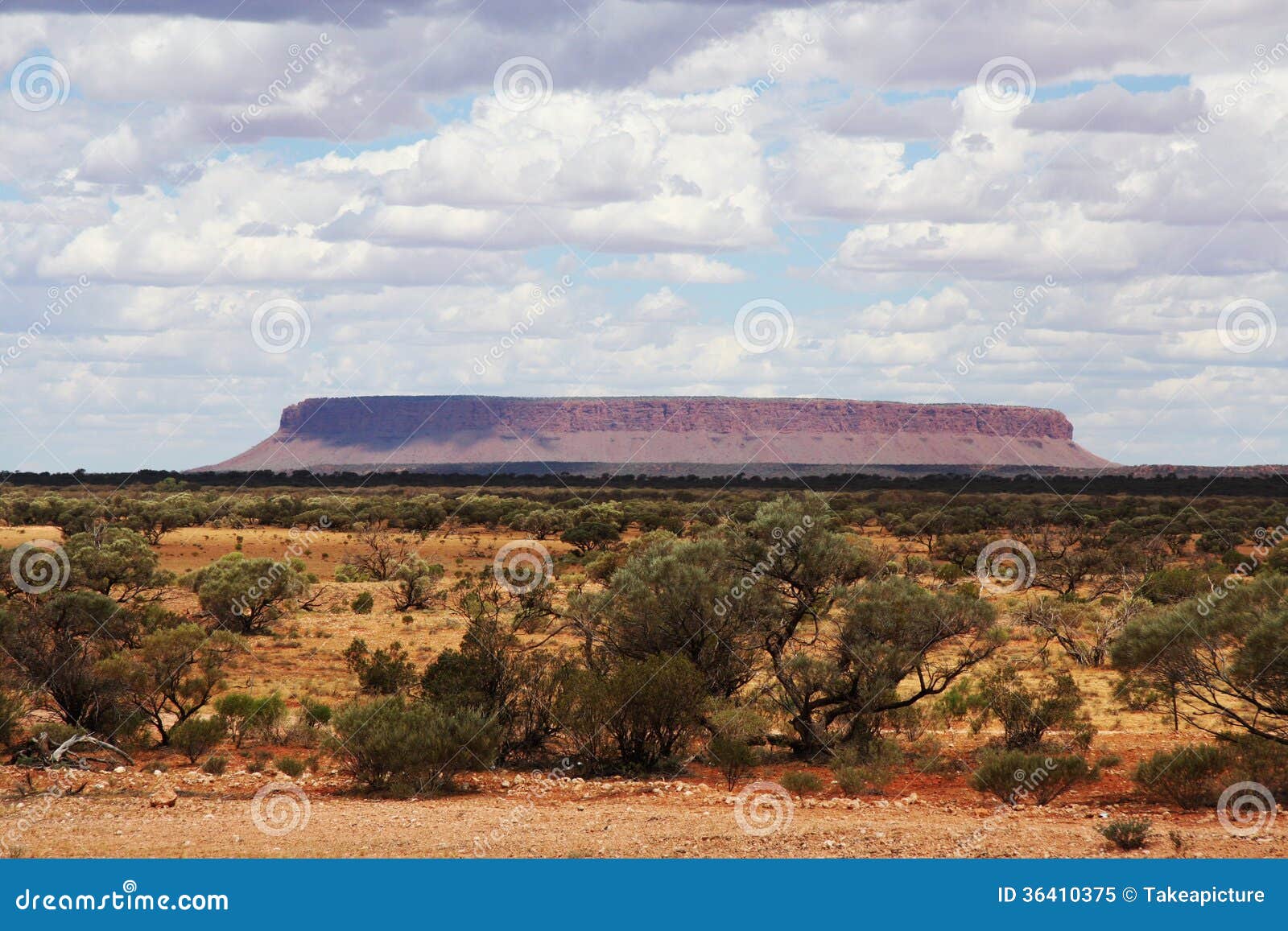 Mount Conner stock image. Image of conglomerates, aussie - 36410375